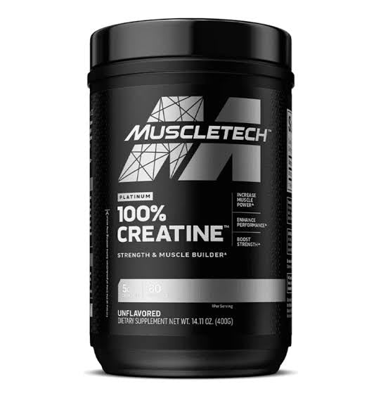 Creatina platinum 400g muscletech – Mg suplementos